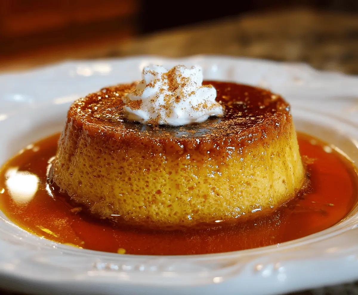 Easy Homemade Pumpkin Flan Recipe – Creamy & Delicious Fall Dessert